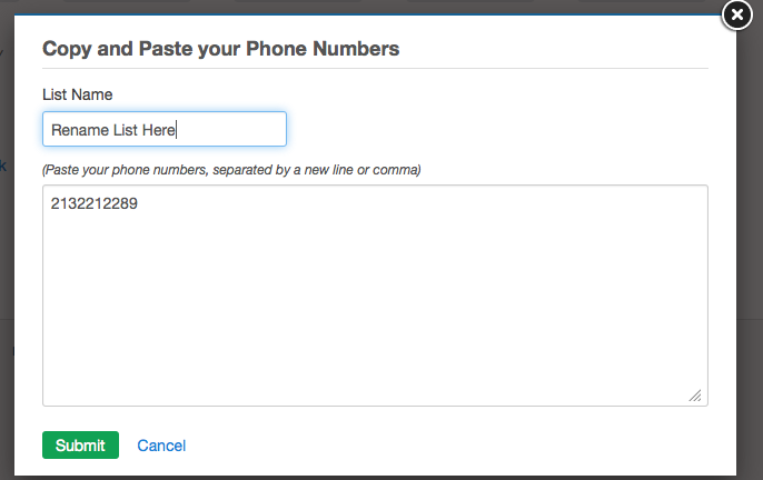 Copy & Paste | CallFire